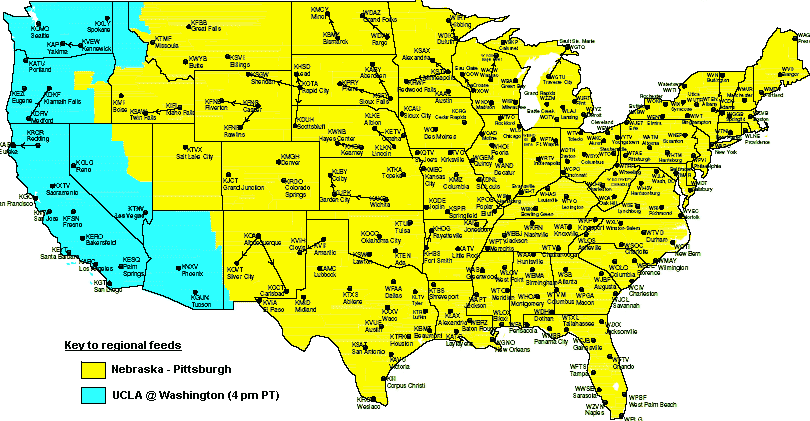 Pitt game ABC map - HuskerMax™