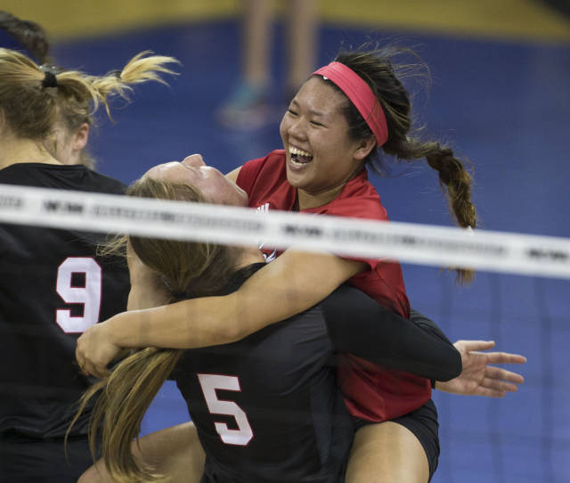 Nebraska women's volleyball vs Washington, 2014 -- HuskerMax™