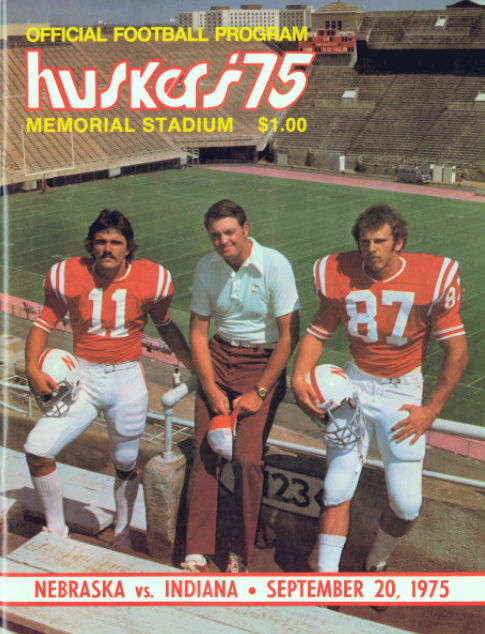 1975 Nebraska vs. Indiana football - HuskerMax game page
